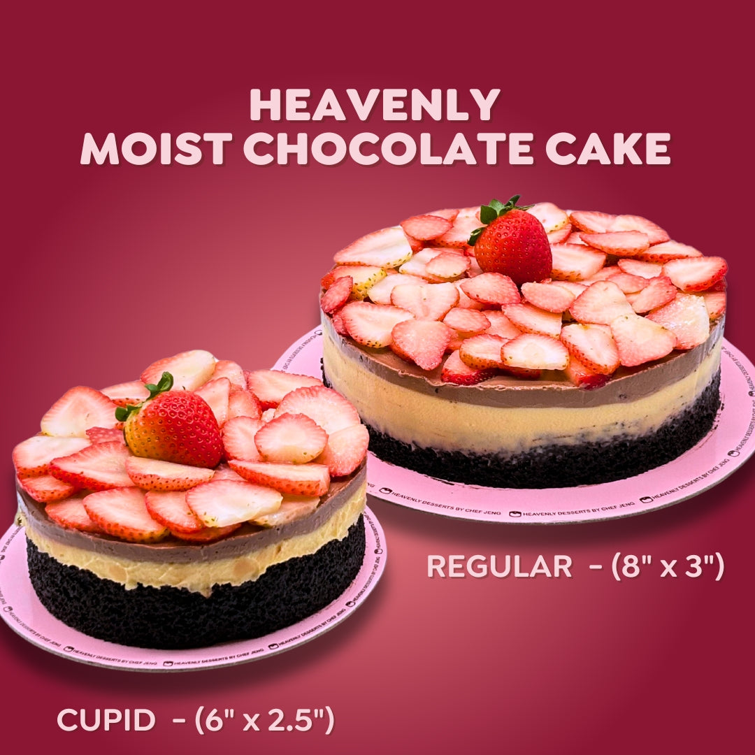 Heavenly Moist Chocolate Cake Cupid 6" x 2.5" – Heavenly Desserts