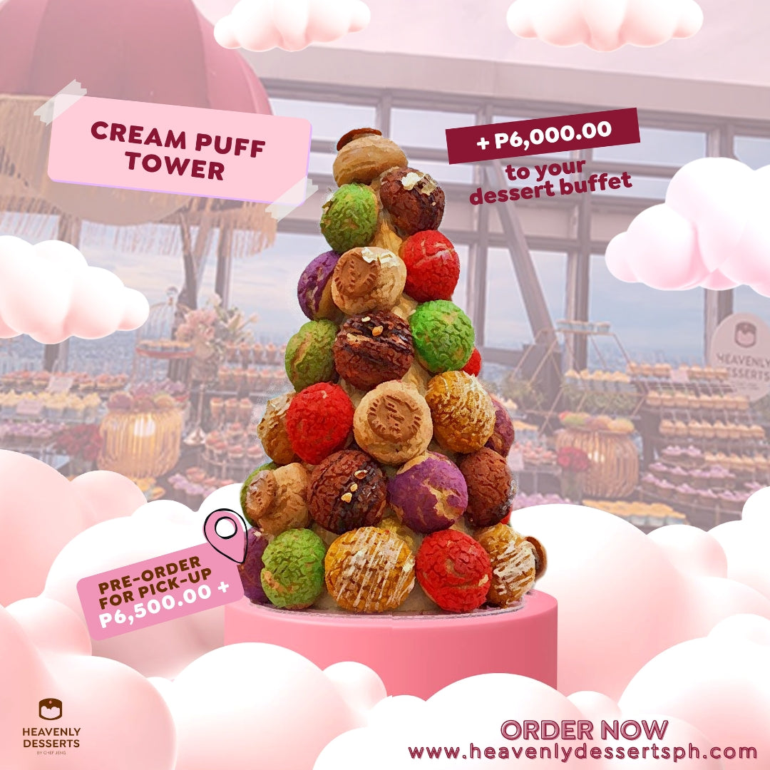 Cream Puff Tower (Pre Order) – Heavenly Desserts